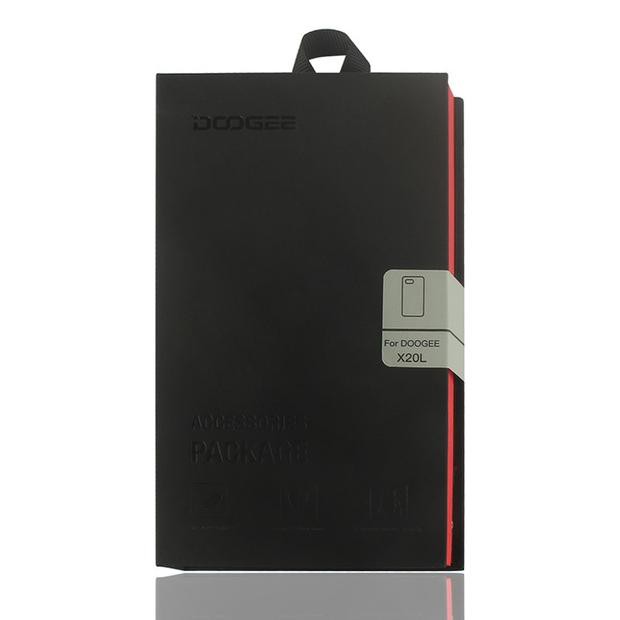 DOOGEE X20L ACCESSORIES PACKAGE (LEATHER CASE + TEMPERED GLASS ...