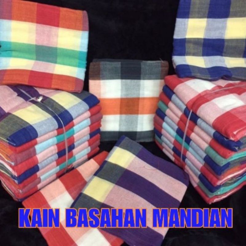 KAIN BASAHAN MANDI TRADISIONAL | Shopee Malaysia