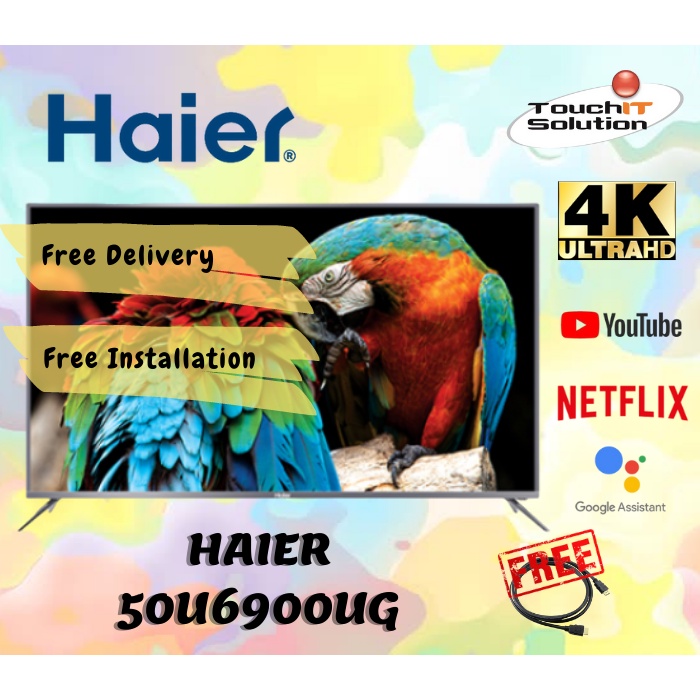 Haier 50-Inch UHD Android TV LE50U6900UG Warranty 2 Years Onsite ...