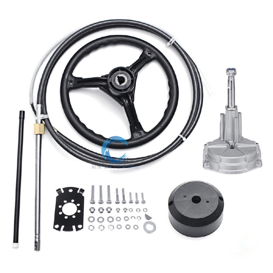 Marine Outboard Motor Mechanical Steering System with Steering Wheel ...