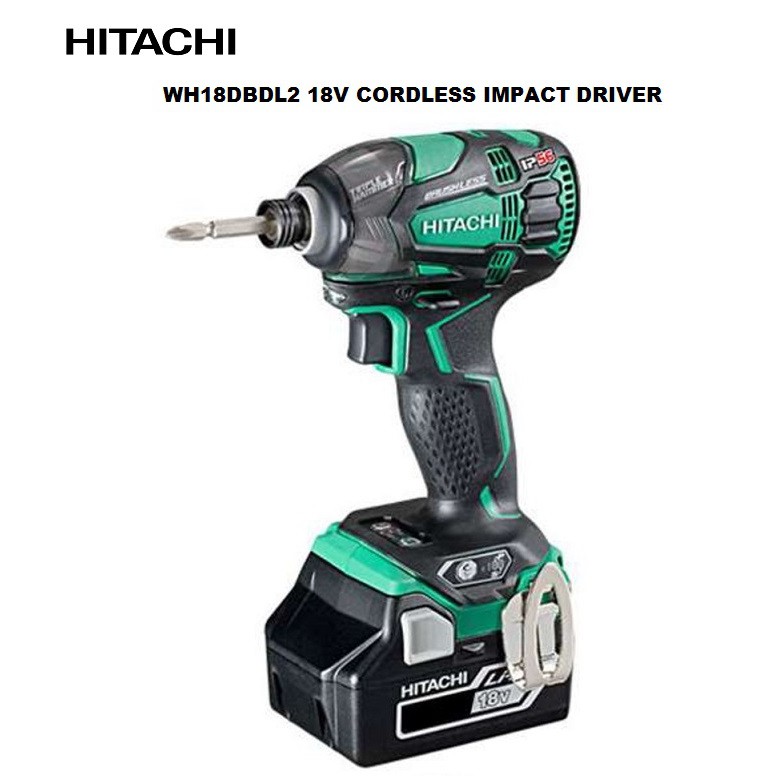 HITACHI WH18DBDL2 18V CORDLESS IMPACT DRIVER | Shopee Malaysia