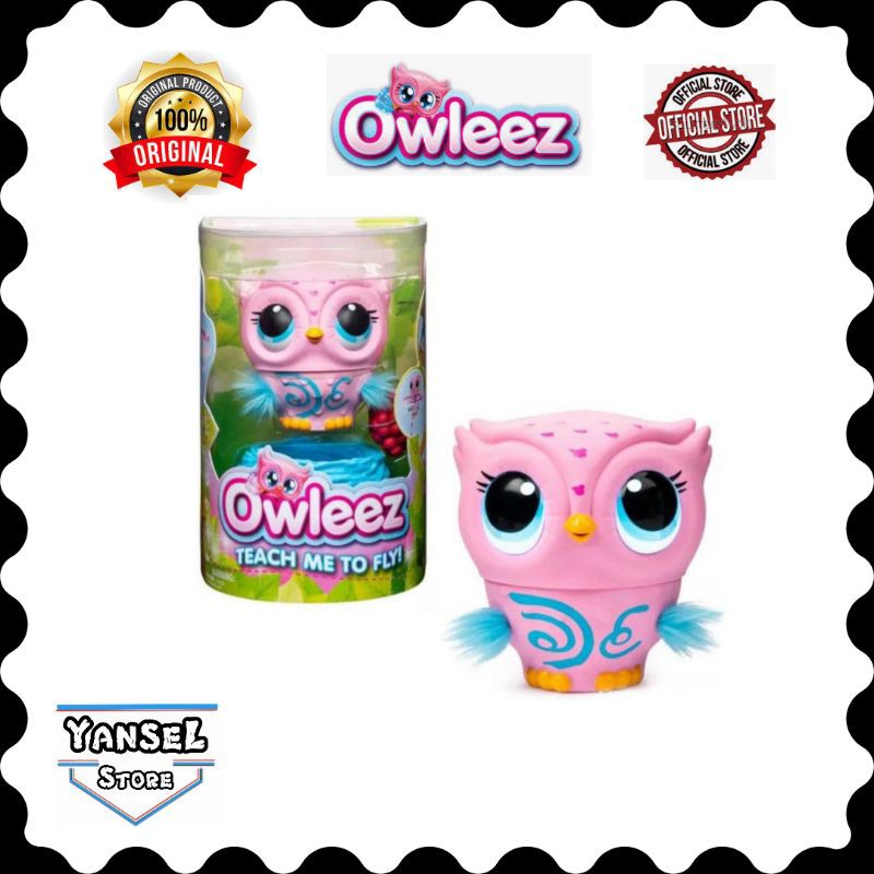 Owleez Pink Baby Owl Interactive toy tear me to Fly | Shopee Malaysia