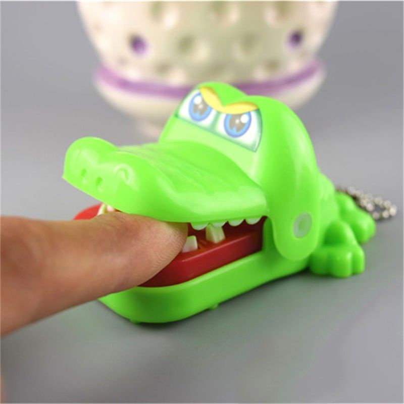 1pcs Fun Crocodile Finger Biting Game Shark Dentist Wind Up Toy For ...