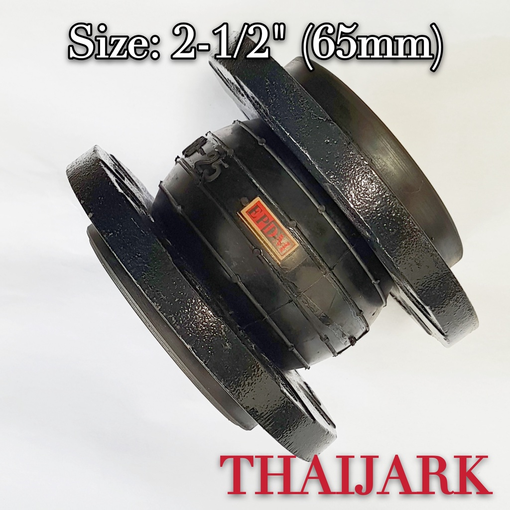 2-1/2" Single Bellow Flexible joint, Ductile Iron flange, Rubber ...