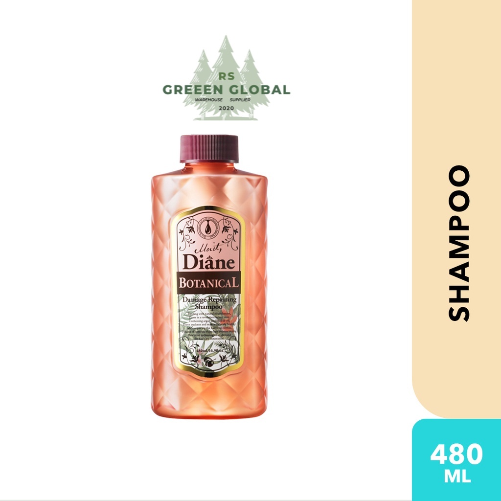 Moist Diane Botanical Damage Repairing Shampoo 480ml (moist diane ...