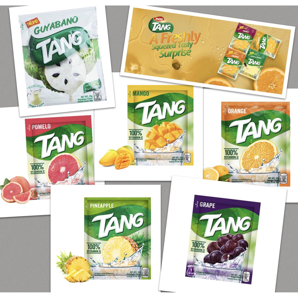 TANG JUICES POMELO/ GUYABANO/ PINEAPPLE/ ORANGE/ MANGO/ LEMON/ HONEY ...