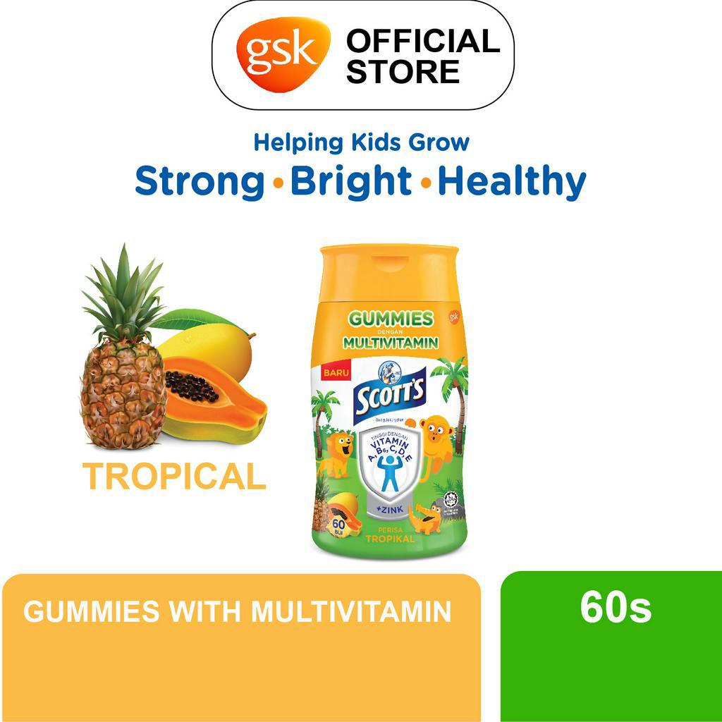 Scott's Gummies with Multivitamin - 2 Flavours (1 x 60's) | Shopee Malaysia