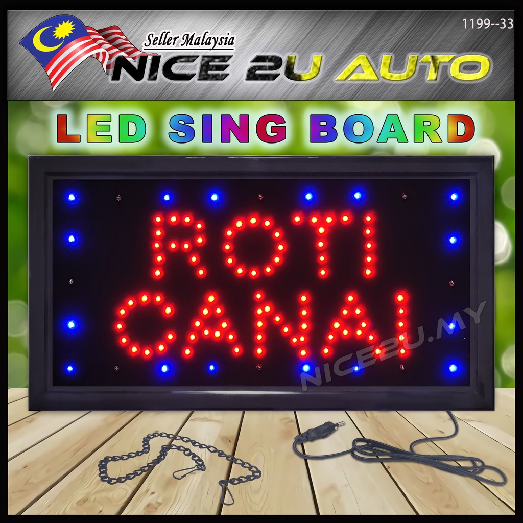 LED Sign Board 48x25CM - SERVICE REPAIR / TOILET / WELCOME OPEN ...