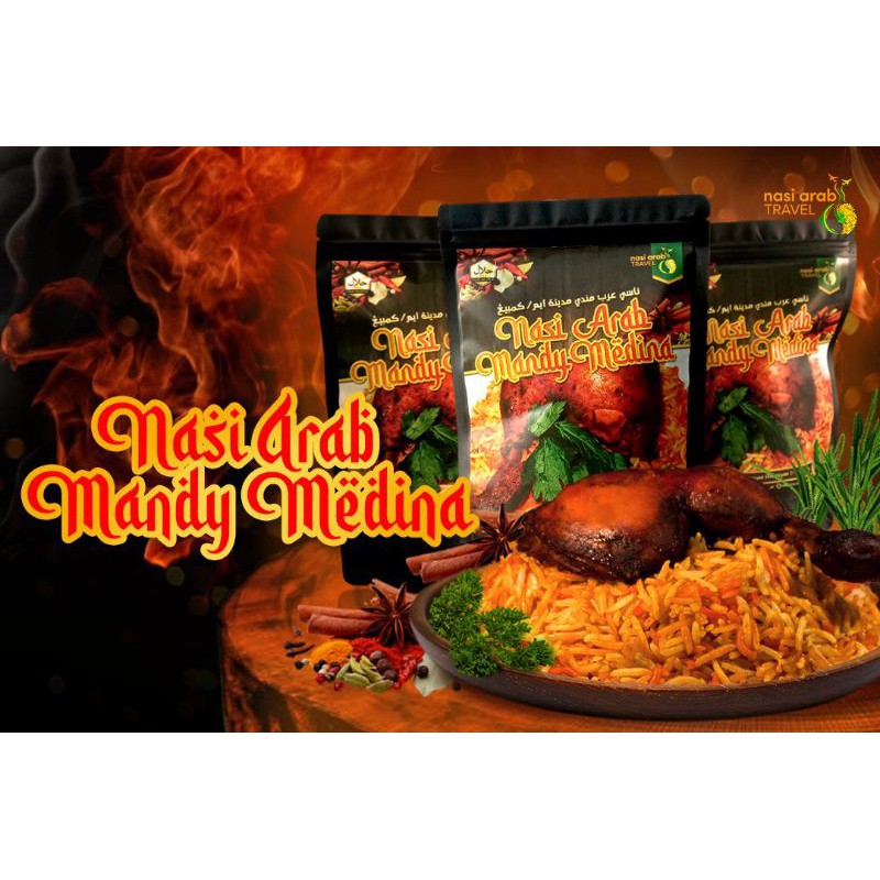 Nasi Arab Mandy Medina Sedap Melekat-Nasi Arab Travel- | Shopee Malaysia