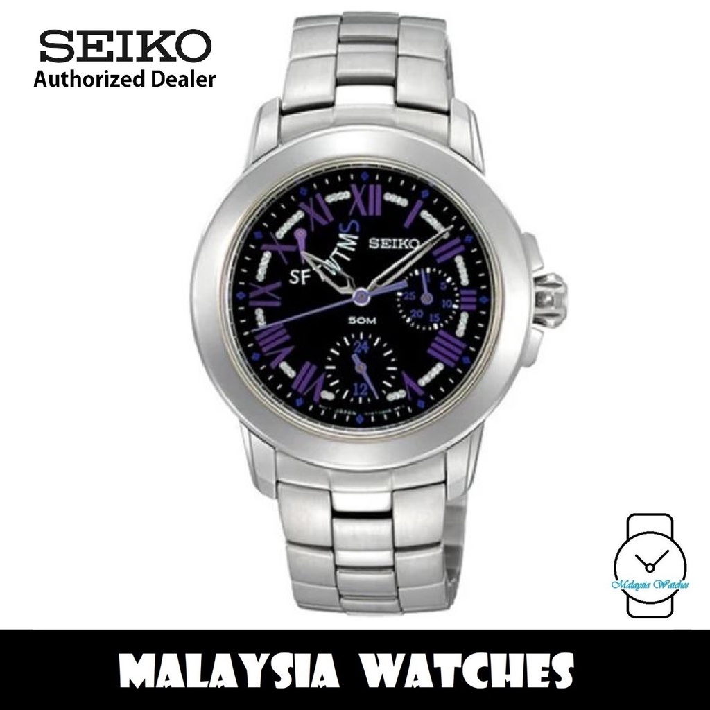 Seiko Criteria SPA801P1 Multi function Black Dial Hardlex Crystal Glass ...