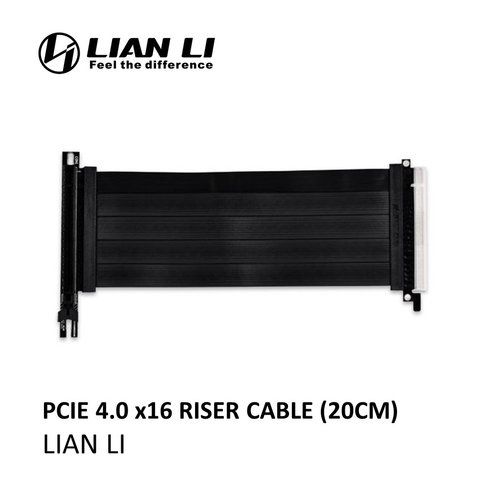 LIAN LI PCIE 4.0 x16 RISER CABLE (20CM) | Shopee Malaysia