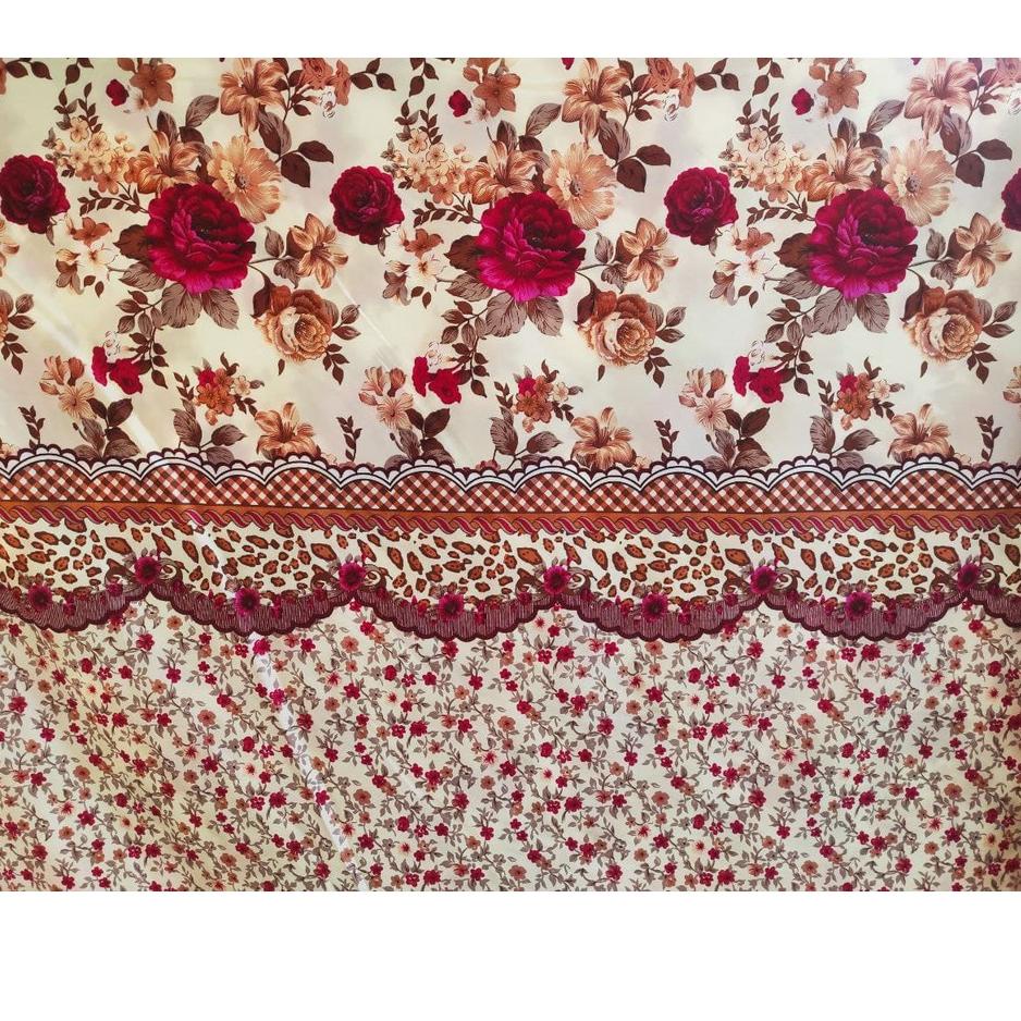 Newest Collection KONICO Fabric Bed Sheet Material Microtex Flower ...