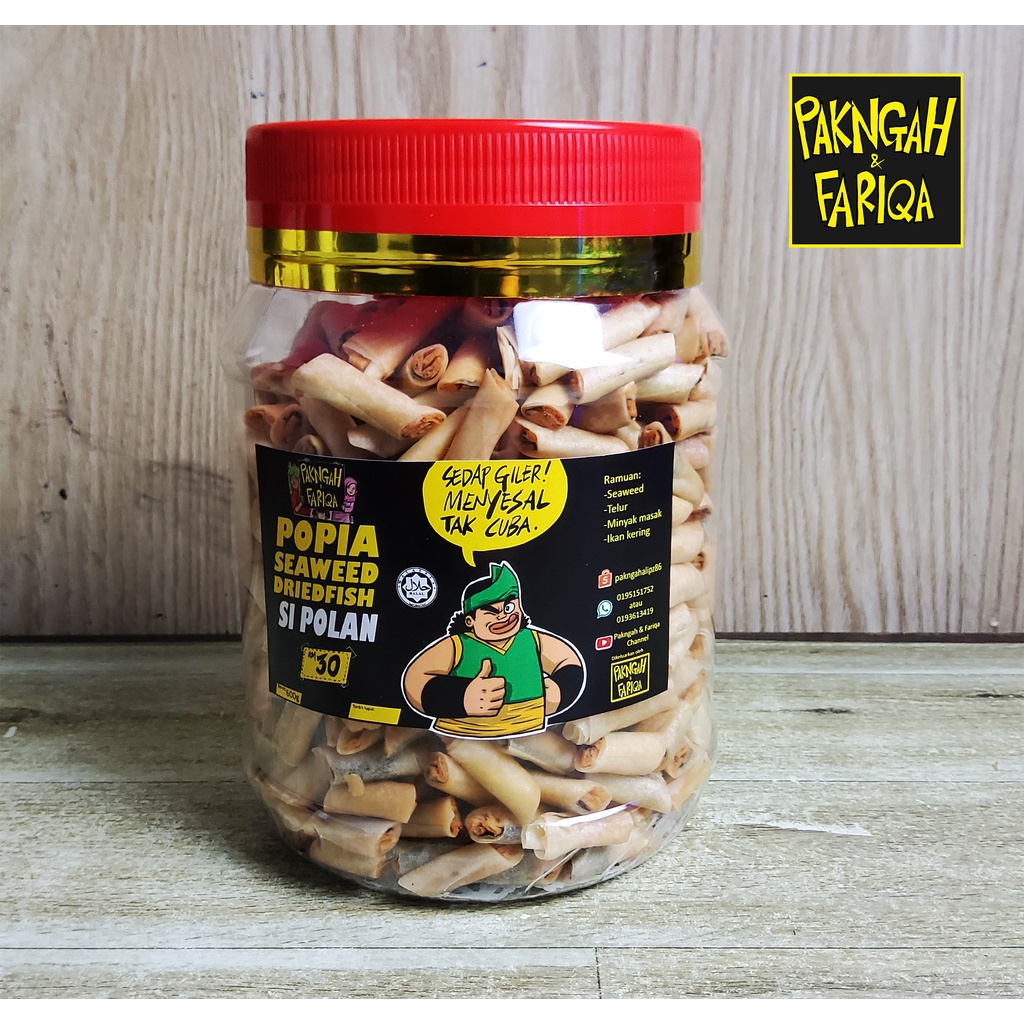 Popia Seaweed Dried Fish Si Polan | Shopee Malaysia