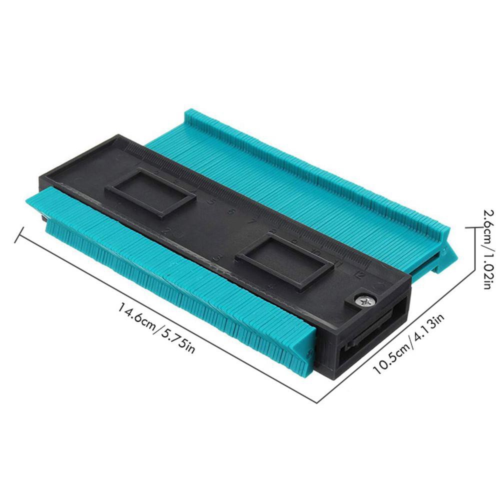 Alat Ukur Penanda Kayu Jubin Tiles Ruaman Plastic Contour Profile Gauge ...