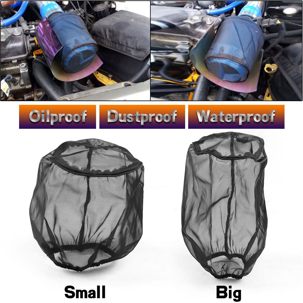 Universal Racing Car Air Filter Protective Cover Waterproof Oilproof ...