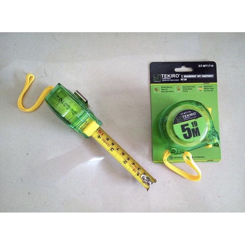 Meter 5M TEKIRO MEASUREMENT TAPE 5M TEKIRO | Shopee Malaysia