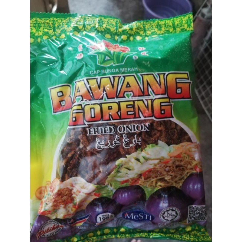 (Halal)Bawang Goreng Cap Bunga Merah | Shopee Malaysia
