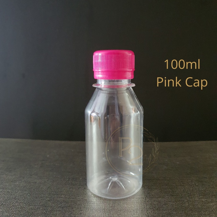PET 2 100ML Empty Bottle Flip Top Cap Botol Kosong Botol Penutup Flip ...