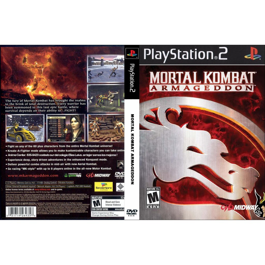 PS2 mortal kombat armageddon | Shopee Malaysia