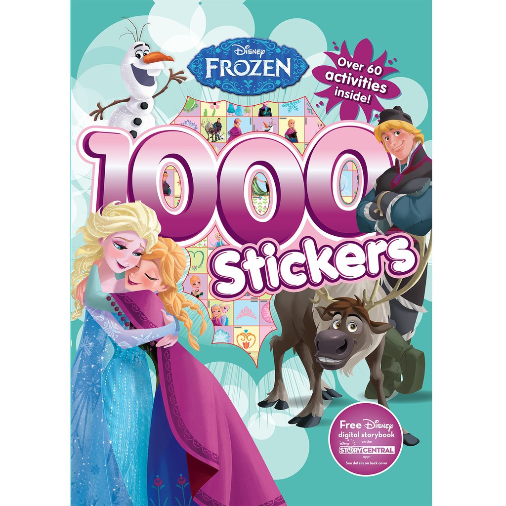 1000 Stickers Activity Book - Disney Pixar, Disney Princess, Frozen ...