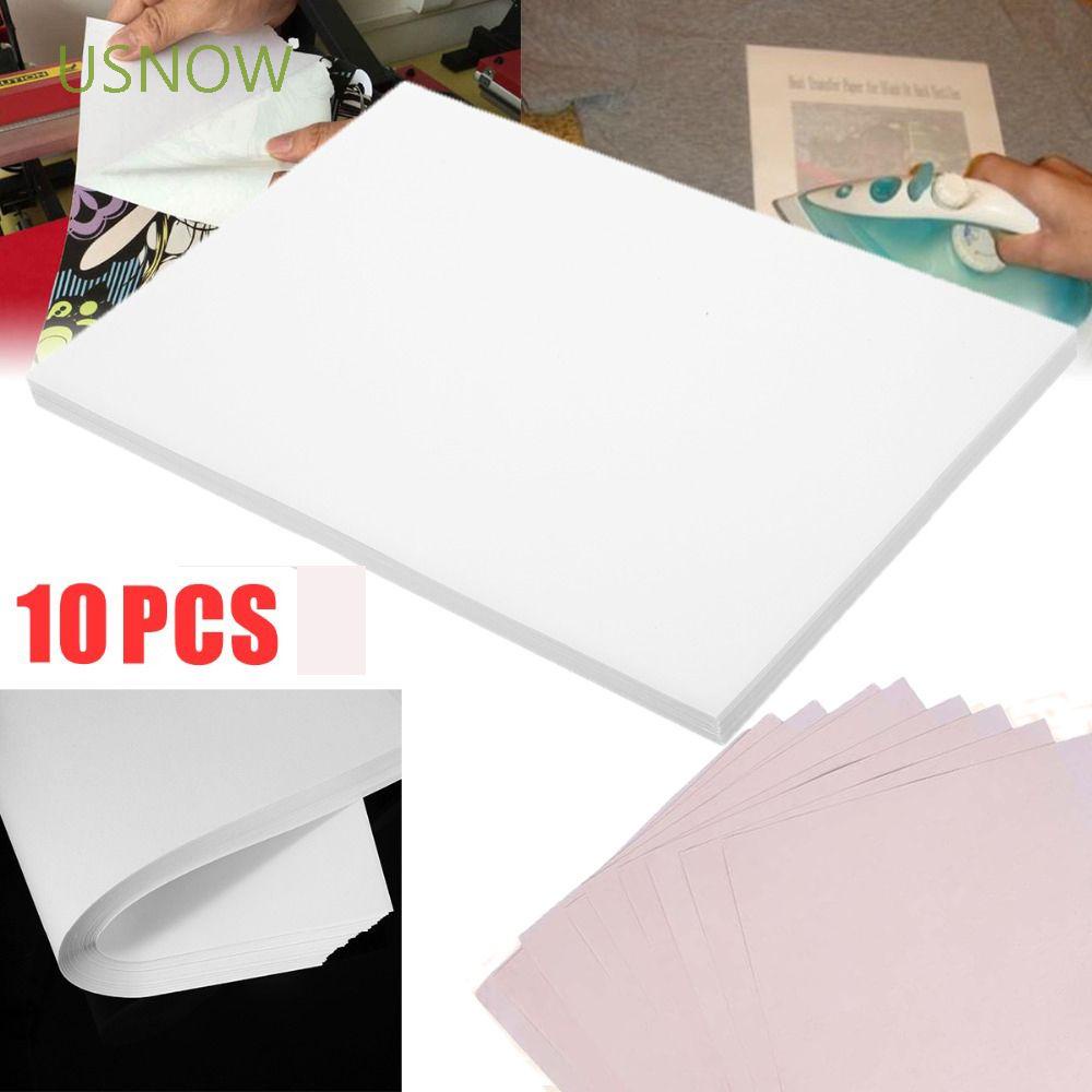 USNOW 10Pcs Heat Transfer Paper Painting Patches Iron-On Paper Stickers ...