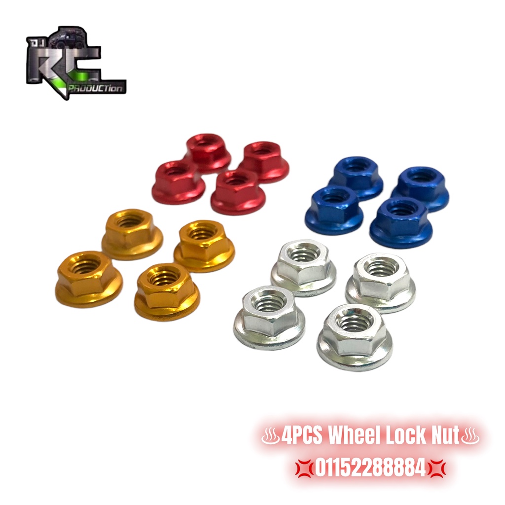 DjRC💢4PCS M4 Wheel Lock Nut💢RC Nut Tayar For 1/10 RC Car | Shopee Malaysia
