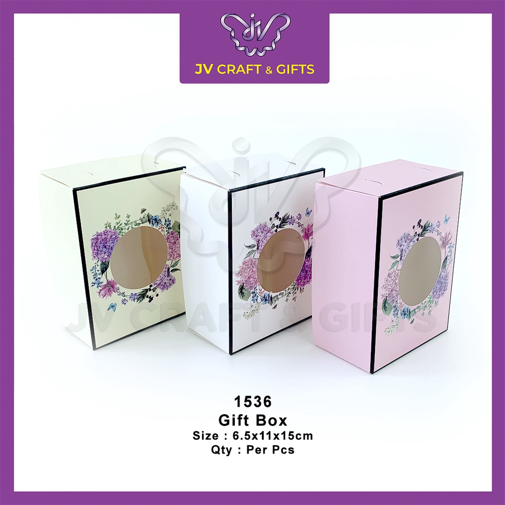 Gift Box With Window | Wedding Event Party Goodies Box | Kotak Makanan ...