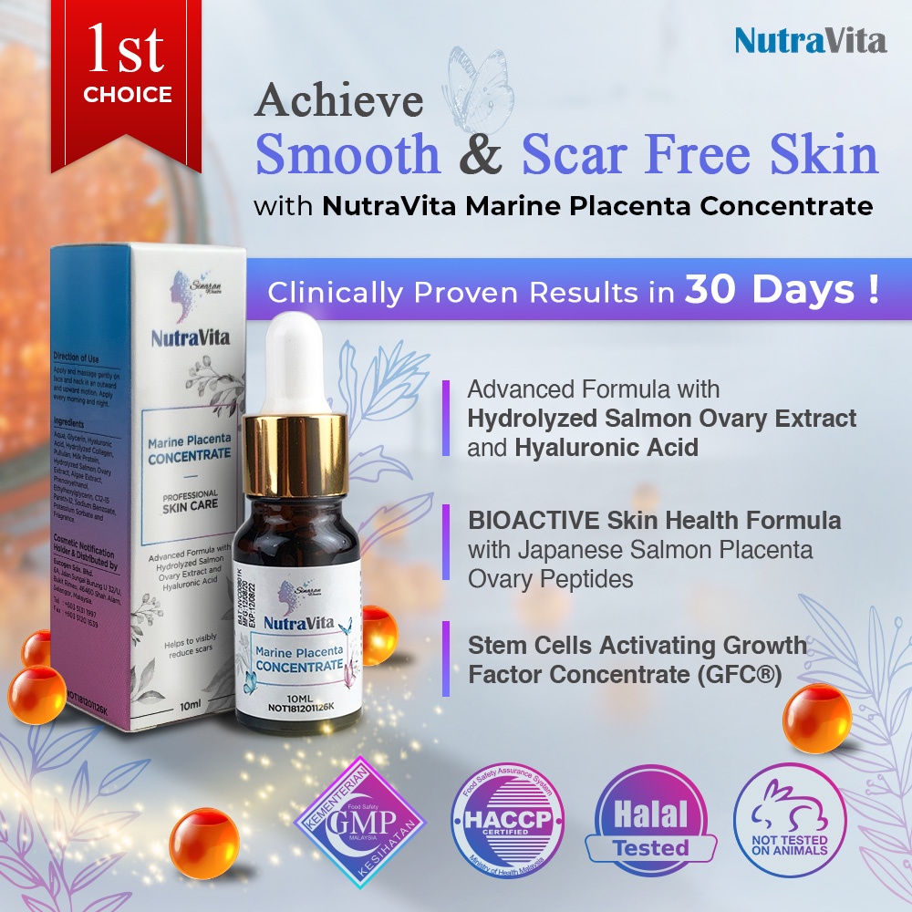 NutraVita Marine Placenta Concentrate 10ml | Magic Drop Formula with ...