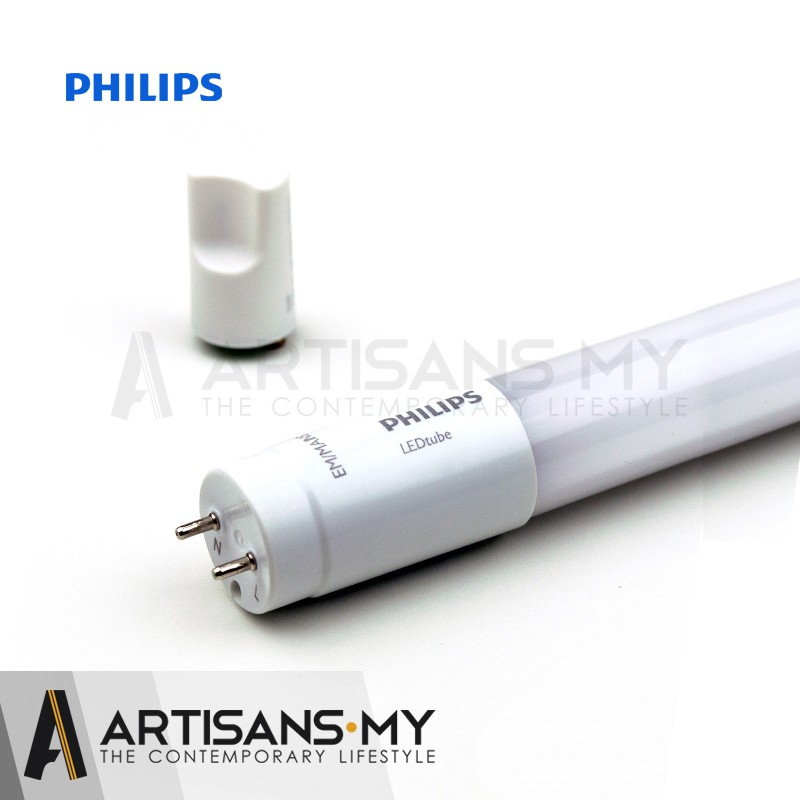 10 x Philips EcoFit 16w T8 LED Tube Cool DayLight 4ft 1200mm C/W Bypass Starter | Shopee Malaysia