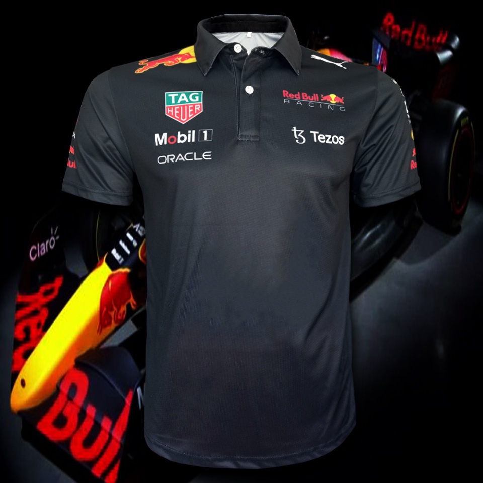 Polo Shirt F1 Red Bull Racing Formula One Team Redbull FM0054 Size S ...
