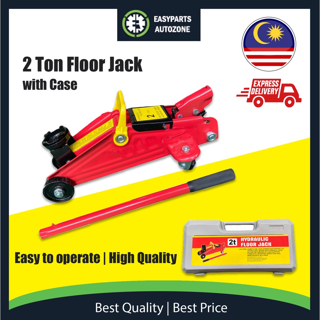 Autozone 2 Ton Hydraulic Portable Floor Jack car jet tayar kereta ...