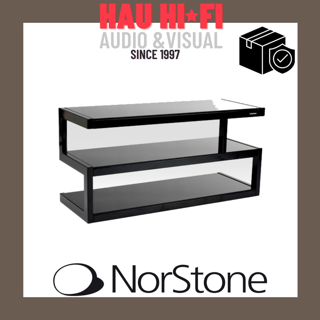 Norstone Esse AV Rack High Gloss Black | Shopee Malaysia