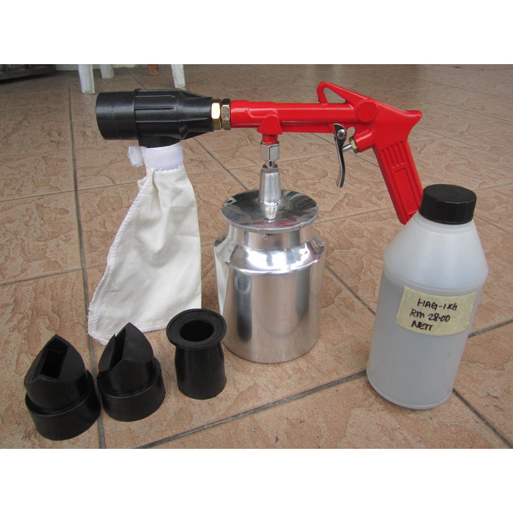 Hitto 1/4" Air Sand Blasting Gun with 1kg Abrasive Sand | Shopee Malaysia