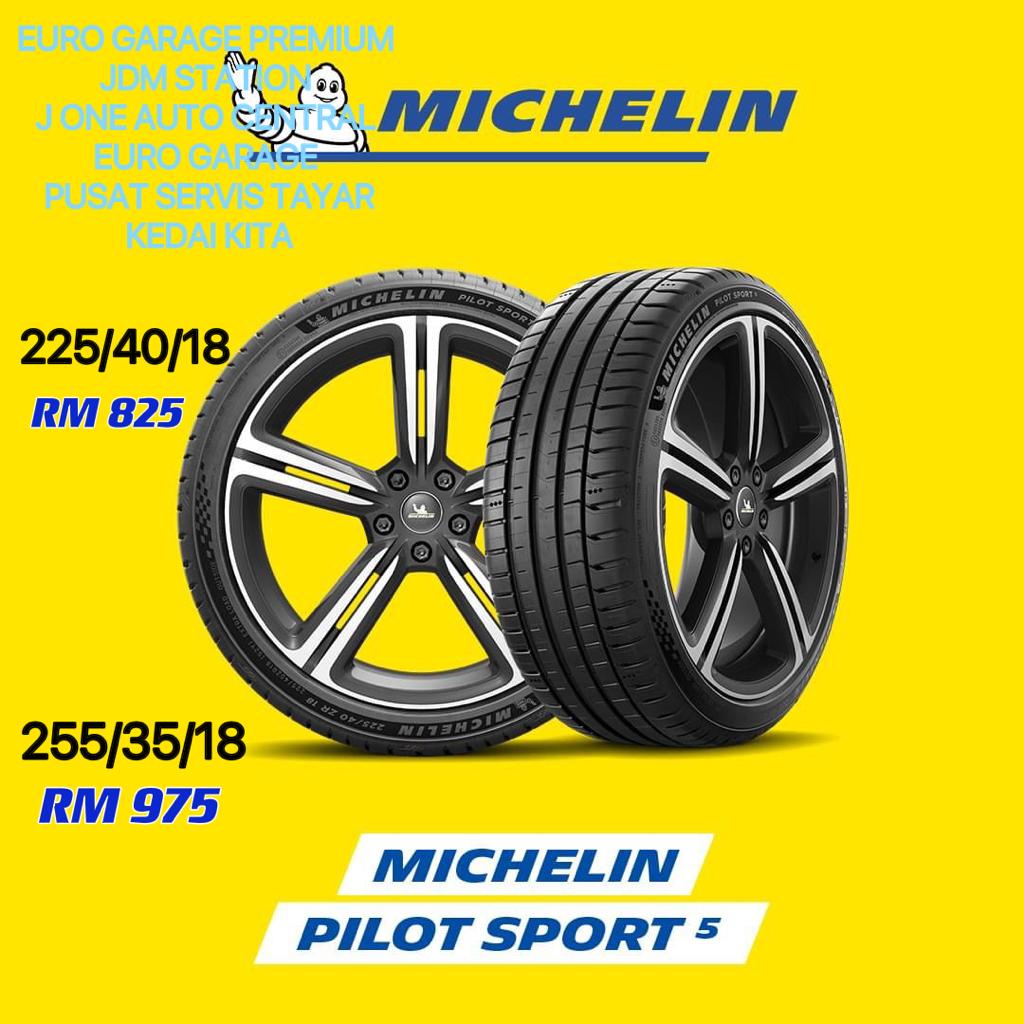 MICHELIN PILOT SPORT 5 FOR CAMRY BMW E90 MERCEDES C CLASS A CLASS VOLKSWAGEN GOLF HONDA CIVIC FD ...