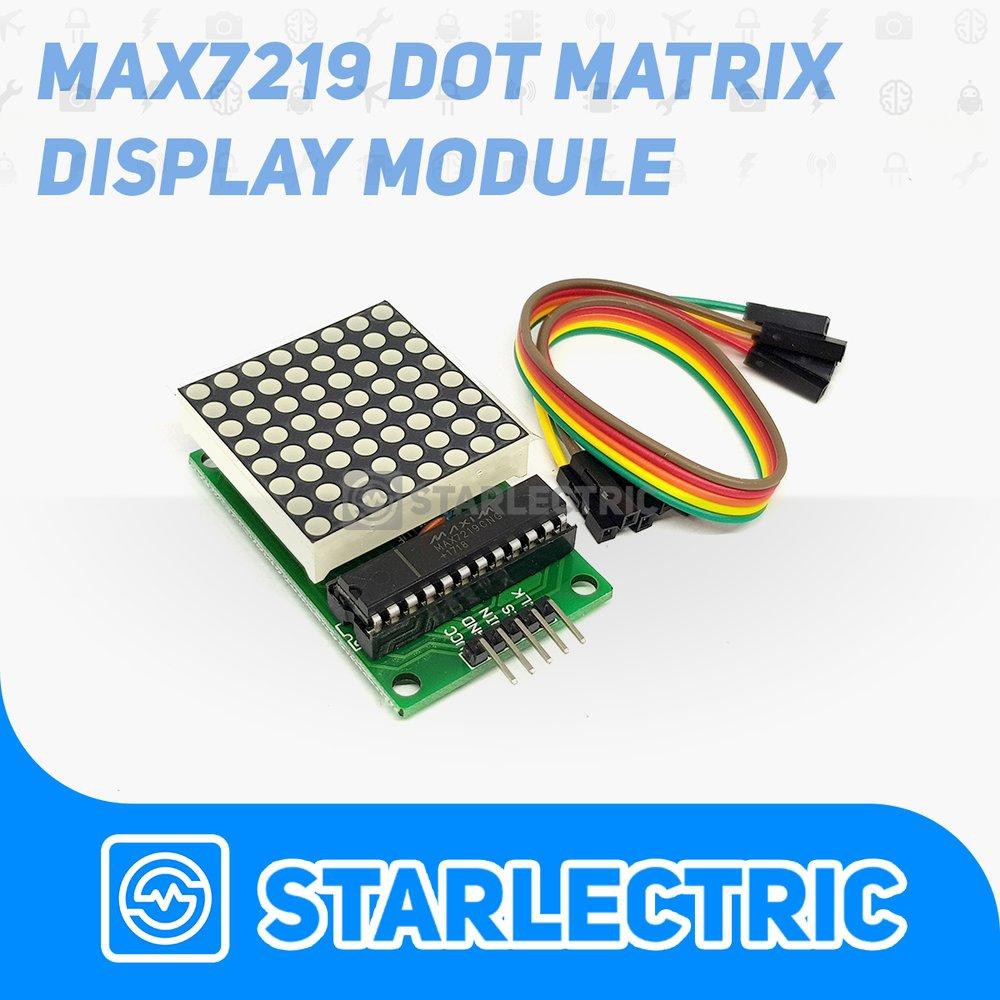 Dot Matrix Display 8x8 Max7219 Max 7219 Arduino Led Module | Shopee ...