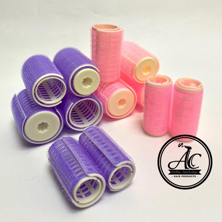 2pcs/set Air Bangs Curlers Hair Roller DIY Fringe Tube Curler Grip ...