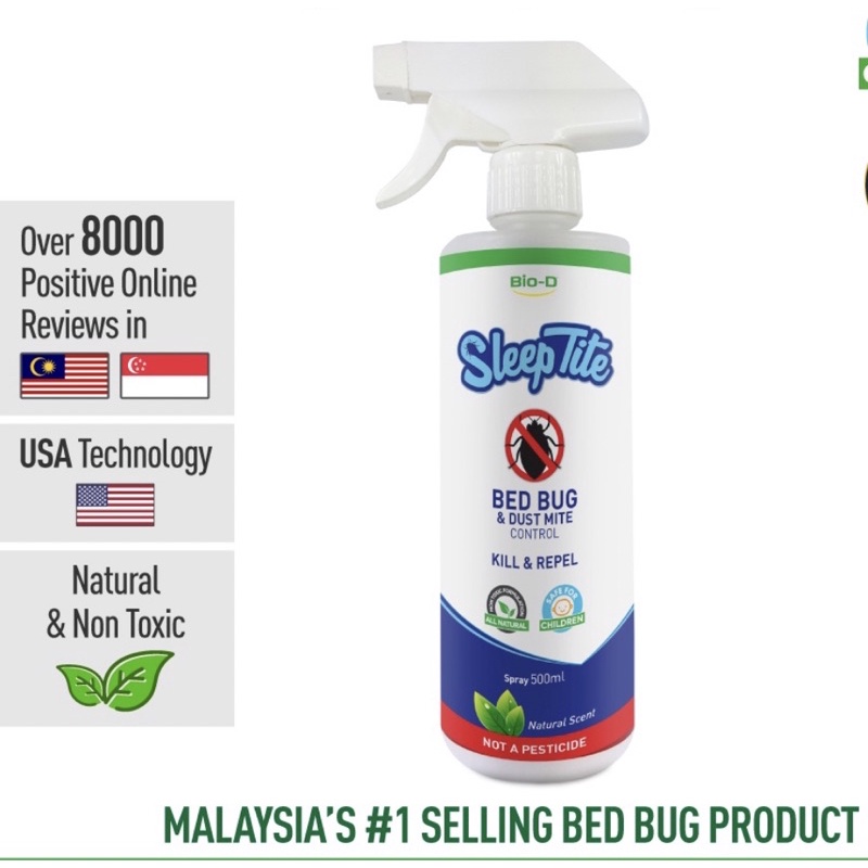 Bio D Sleep Tite Bed Bug & Dust Mite Spray ( Natural Scent / Lavender ...