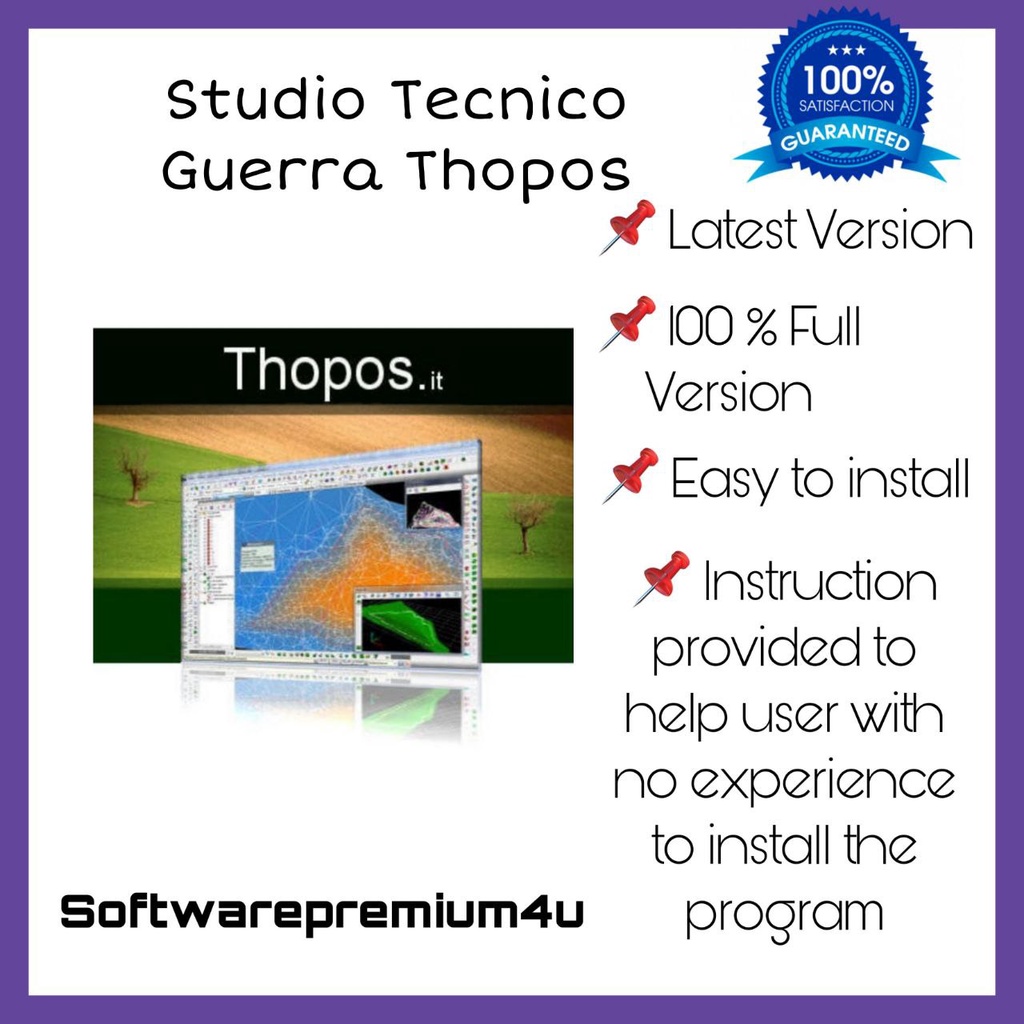 Studio Tecnico Guerra Thopos v7.07.01 (2020) | Surveying🔥【Full Version】🔥 | Shopee Malaysia