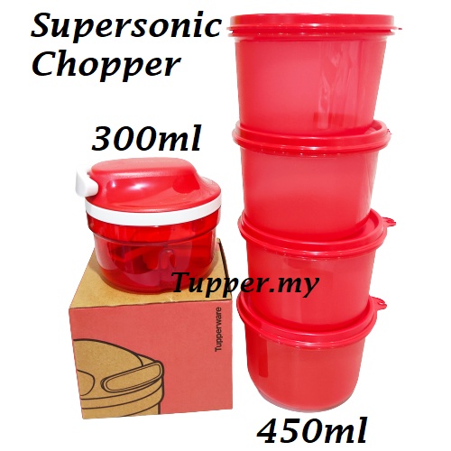 *CNY Sales*Tupperware SuperSonic super sonic Chopper Red(New version of ...