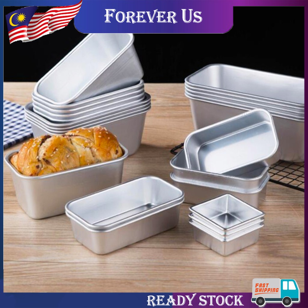 Aluminium Rectangle Cake Mould Brownies Mould Bread Loaf Toast Mould ...