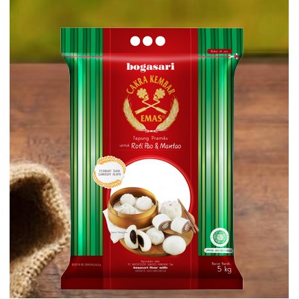 Premium Gold Twin Chakra Wheat Flour for Pao & Mantao Bread 5kg ...