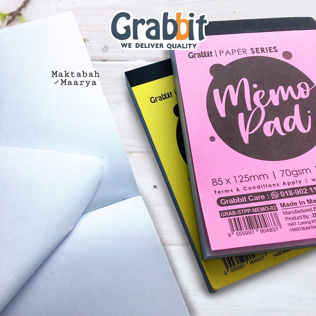 Memo Pad Warna Kuning dan Pink | Shopee Malaysia