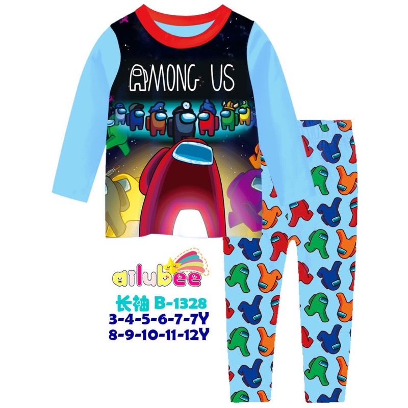 PRE ORDER🔥 Ailubee Among us Pajamas B1364 | Shopee Malaysia