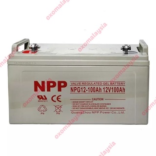 NPP Solar Gel Type NPG12-100Ah 12V100Ah | Shopee Malaysia