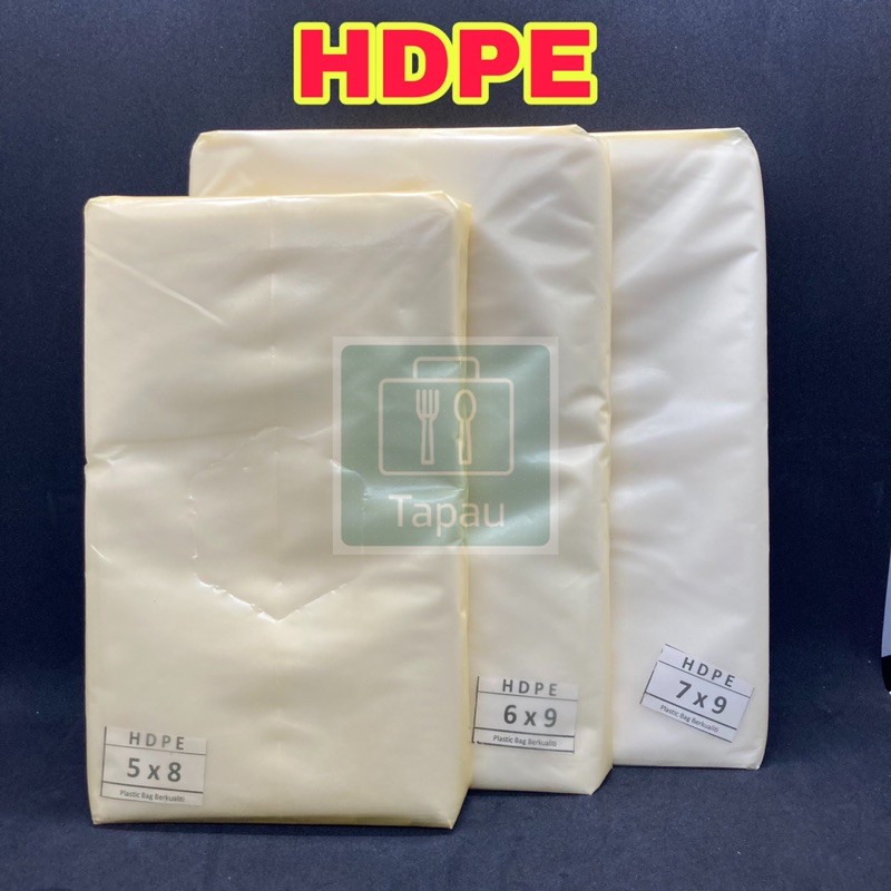 TAPAU - HM Plastik Bag [ 400gm± ] HDPE / Bungkus / (Food/Vegetable/Meat ...