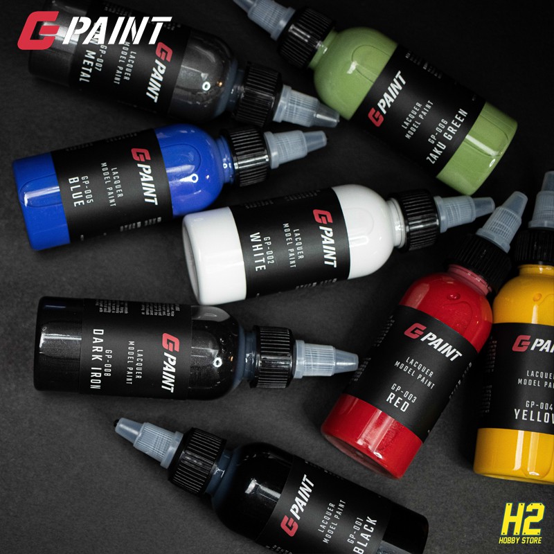 GPaint Pre-Thinned Lacquer Based for Gundam Paint (Starter Set ...