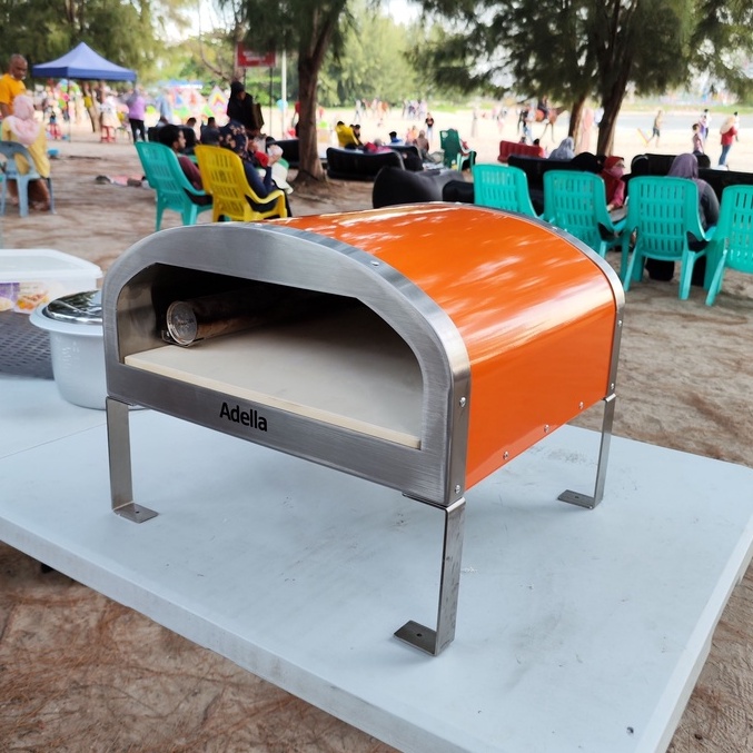 Adella 16" Portable Outdoor Gas Pizza Oven | Shopee Malaysia