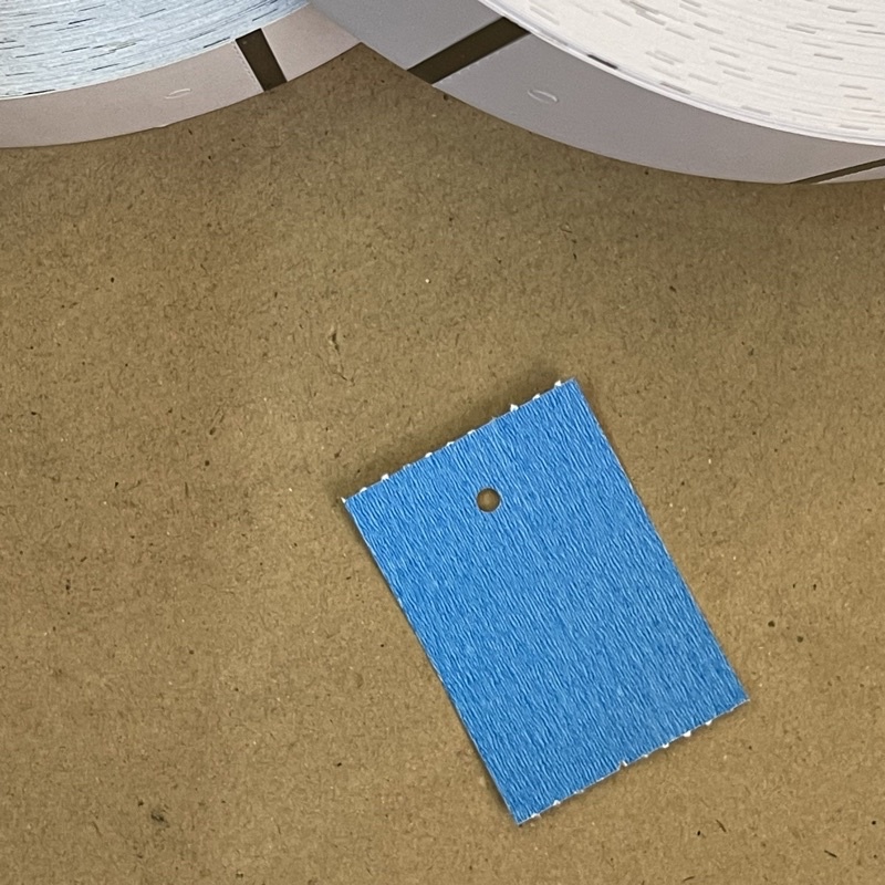 Barcode Tag Tagging Card Tag Label Pakaian Price Card Tag Card 1 rolls ...