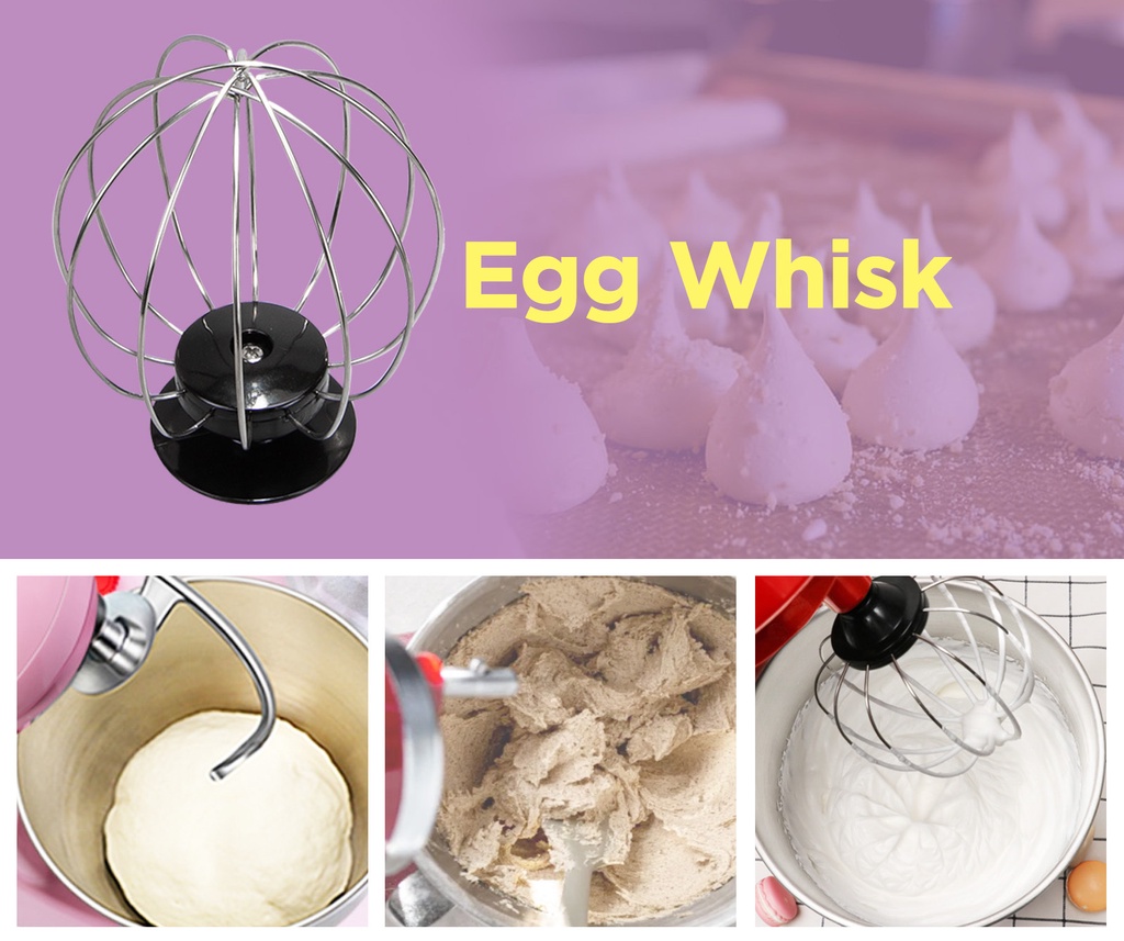 Innofood High Speed Power Stand Mixer/Cake Mixer Attachments Included (5.5 Litres) | Shopee Malaysia