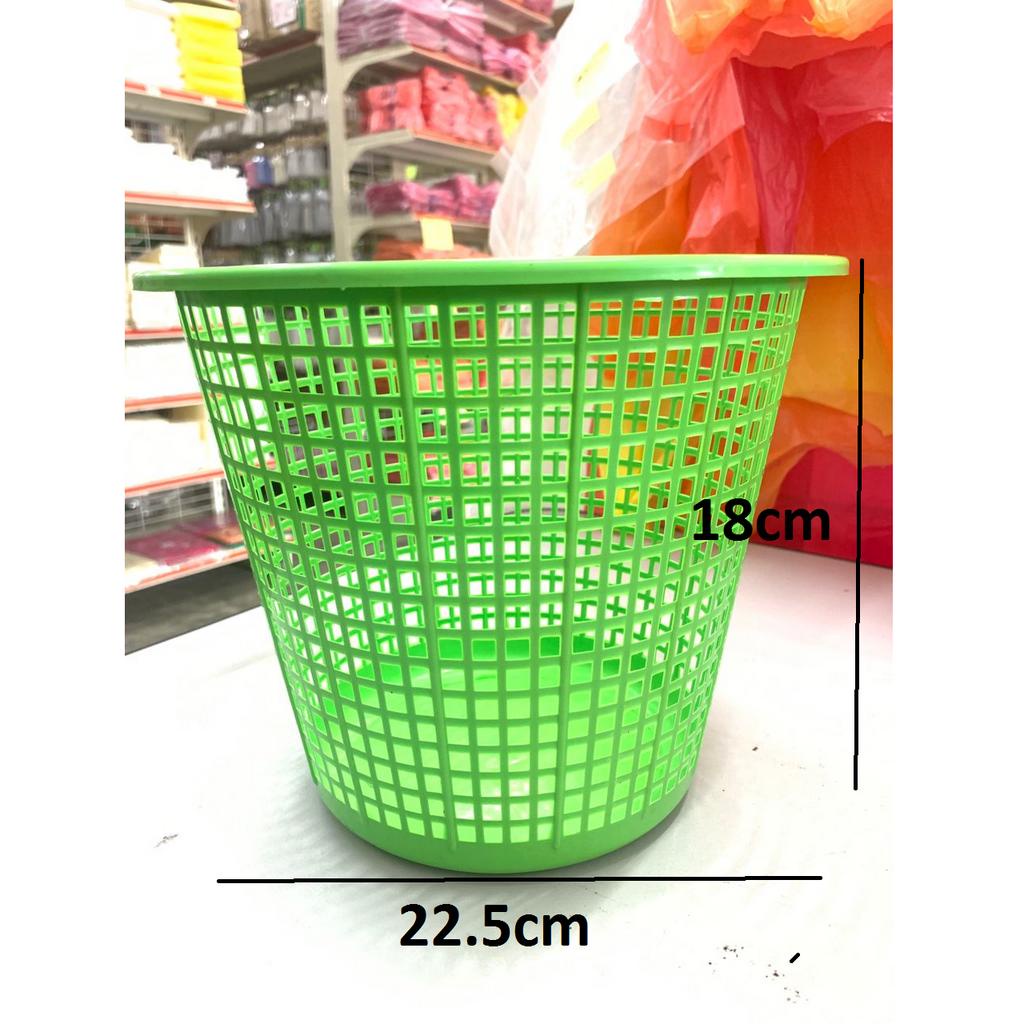(CLEARANCE)WASTE PAPER BASKETBIG/SMALL SIZE BIN/OFFICE PLASTIC DUSTBIN ...